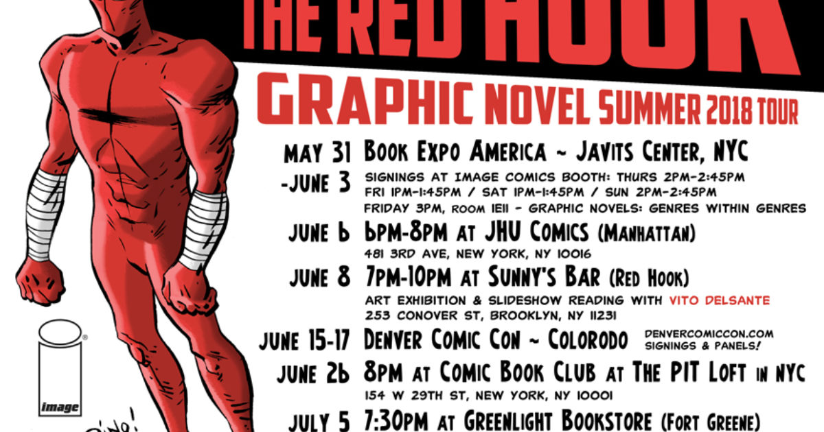 THE RED HOOK preview pages revealed and Summer Tour announced | Image ...