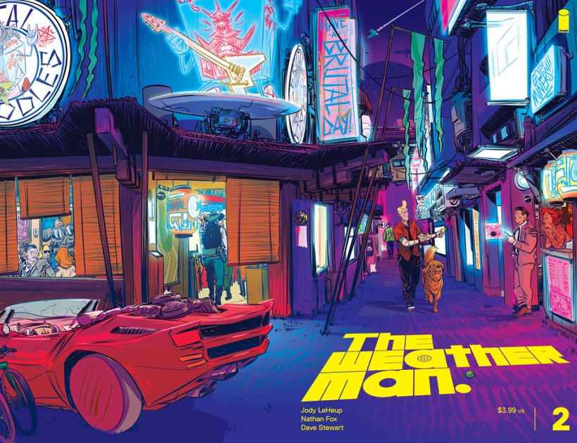 Special wraparound cover of THE WEATHERMAN revealed | Image Comics