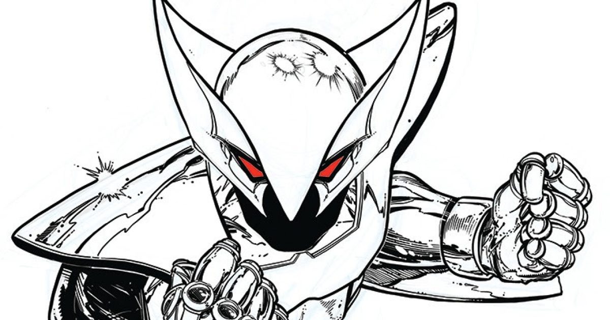 NEVER-BEFORE-SEEN, ORIGINAL SHADOWHAWK #1 COVER DESIGN—WITH RARE INKS ...